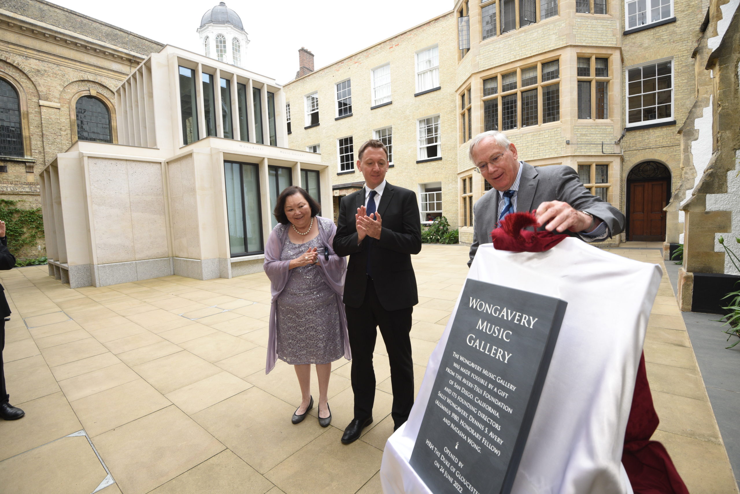 Royal visit marks the official opening of the WongAvery Music Gallery ...
