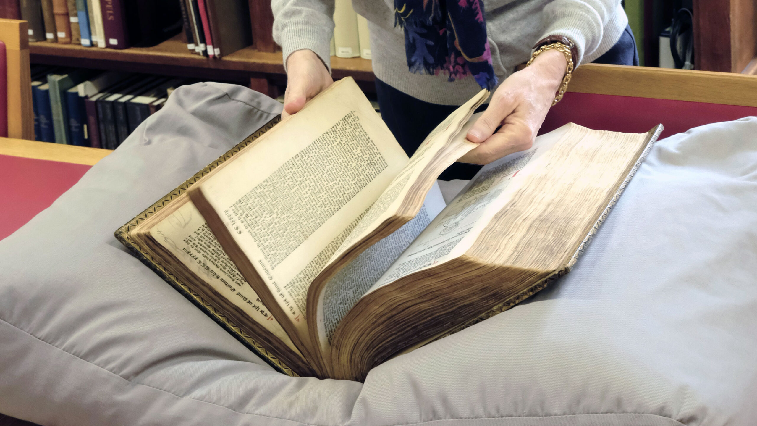 Library audit allows Master to view rare texts and the handwriting of a ...