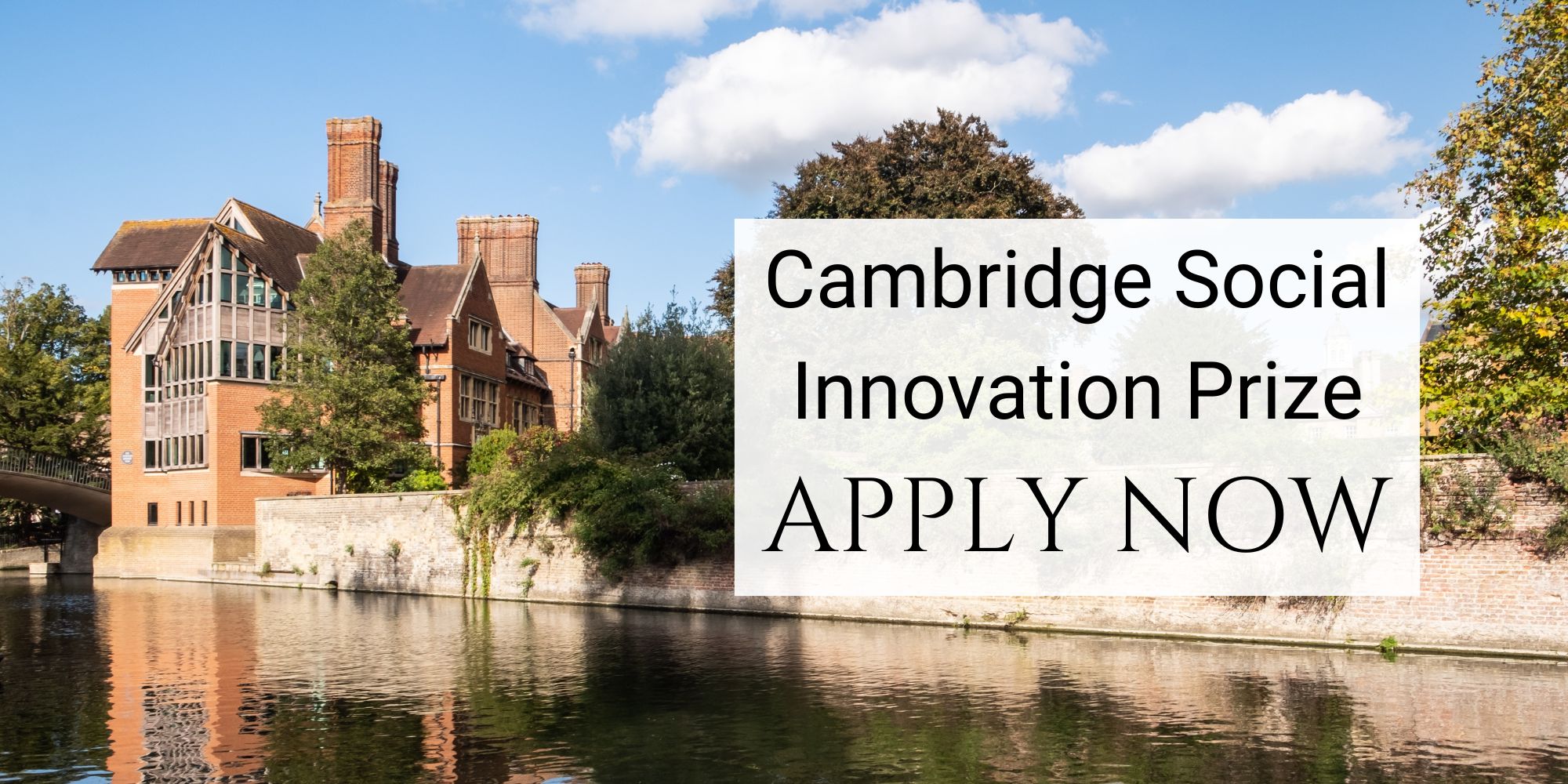 Social innovators invited to compete for prestigious 'life-changing ...